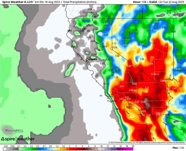 Hurricane Hilary: Severe flooding, weather warnings, and heat - Spire ...