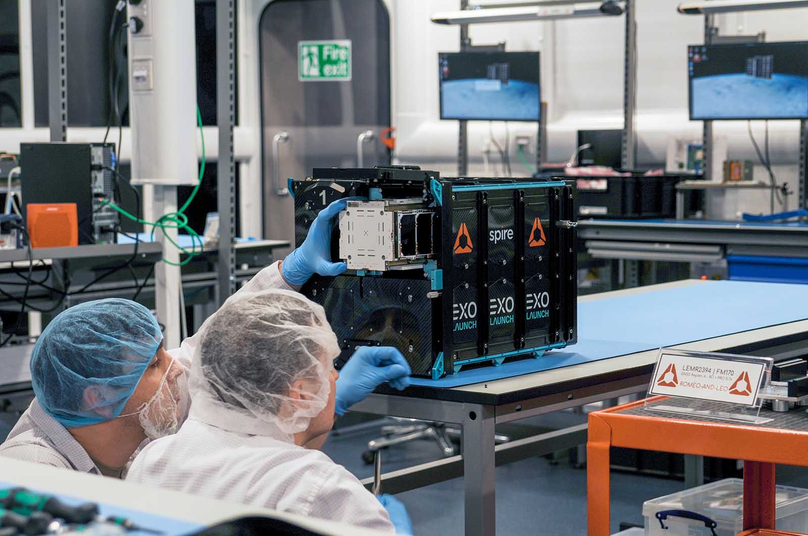 Satellite manufacturing - Spire : Global Data and Analytics