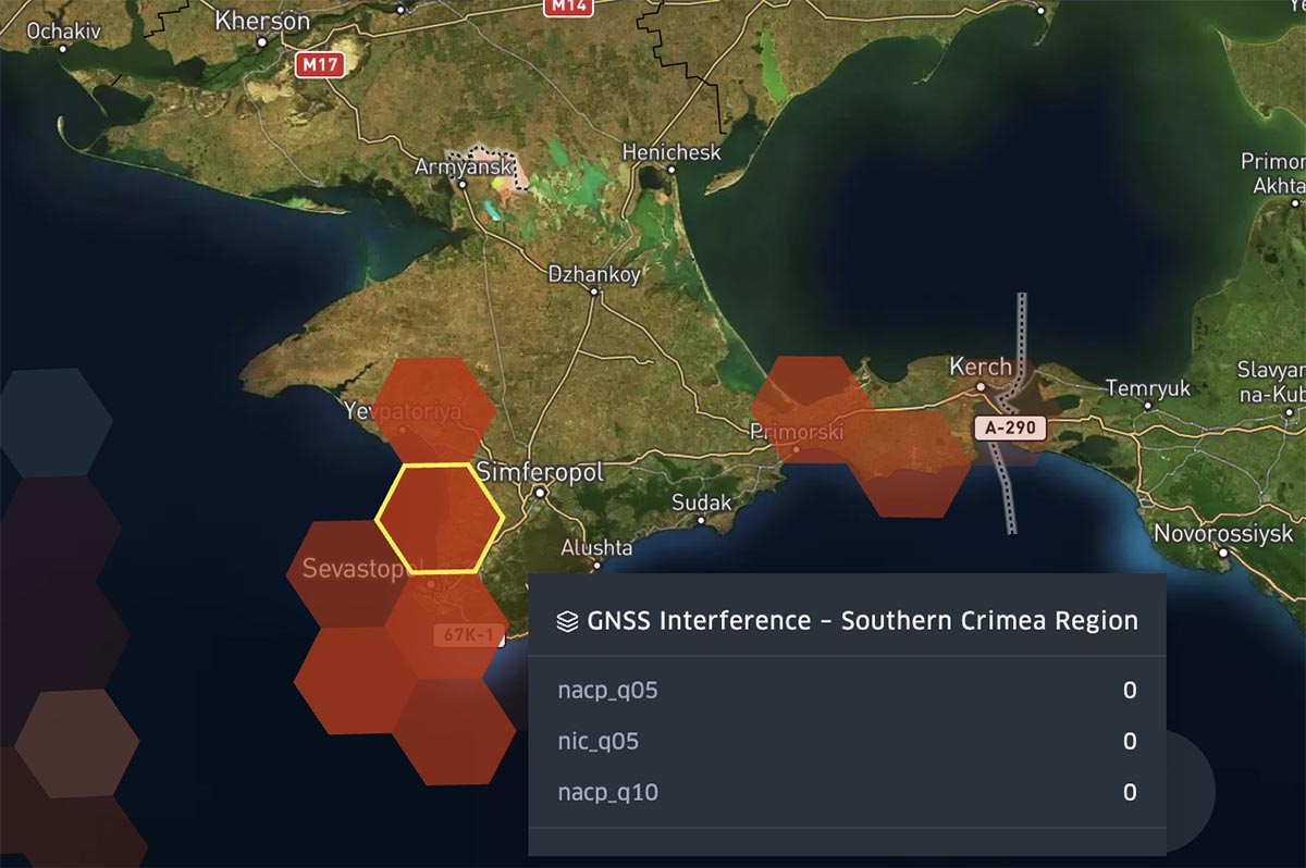 GNSS interference report: Russia - Part 2 of 4: Crimea and the Black ...